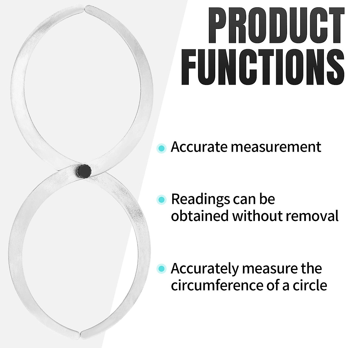 2 Pieces Double Ended Bowl Caliper Wood Turners Calipers Woodturning Calipers for Measuring Thickness Diameter, 6 to 7.9 inches