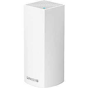 Linksys WHW0203 Velop Home Mesh Wi-Fi System Bundle (Dual/Tri-Band Combo) - Wi-Fi Router/Wi-Fi Extender for Whole-Home Mesh Network (3-Pack, White)
