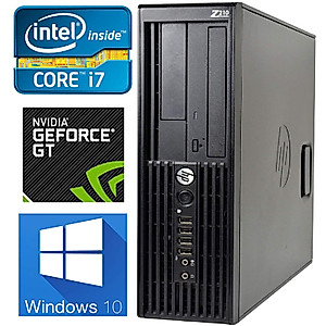 HP i7 Gaming Computer, Quad-Core i7 Upto 3.8GHz, 16GB RAM, 1TB SSD + 1TB HD, 4K Nvidia GeForce GT 730 Graphics Card 4GB(HDMI, DVI, VGA), WiFi & BT, DVD-RW, USB 3.0, Win 10 Pro(Renewed)