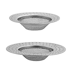 XANHOY Mesh Sink Filter Anti-Clogging Shower Hair Catcher Drain Cover Floor Drain Strainers For Bathroom Bathtub Kitchen Drain Mesh Screen Cover Bathroom Sink Strainer Small Filter Bath Tub