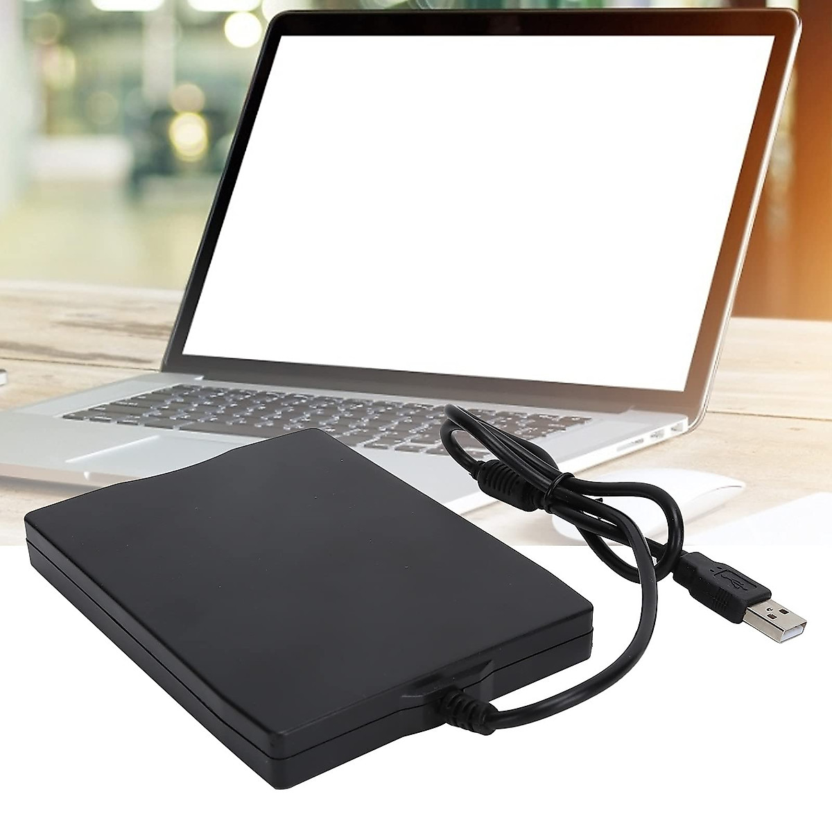 Hilitand USB 3.5 inch External Floppy Disk Drive,Portable Full Speed/12 Mbps,720KB/1.44MB FDD Universal Disk Drive for PC Laptops Desktop,for for OS X