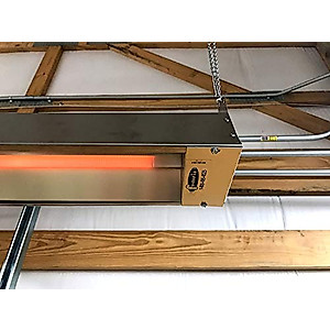 Fostoria TPI Corporation, OCH-46-120V-CE, OCH Quartz Tube Electric Indoor/Outdoor Infrared Heater, 48in lg., Steel, 120 Volts, 1500-Watts, Includes Cord and Plug, Powder Coated Brown,46" x 6" x 6.5"