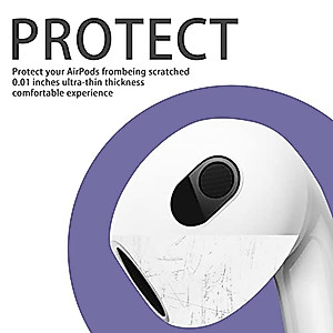 6 Pairs HOMICO for AirPods 3 Ear Tips Silicone Ear Covers [Fit in Case] Anti-Slip Earbud Covers Accessories Compatible with AriPods 3rd Generation - White