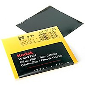 Kodak 100mm Square Wratten 2.0 Optical Filter No.96 with ND 0.60