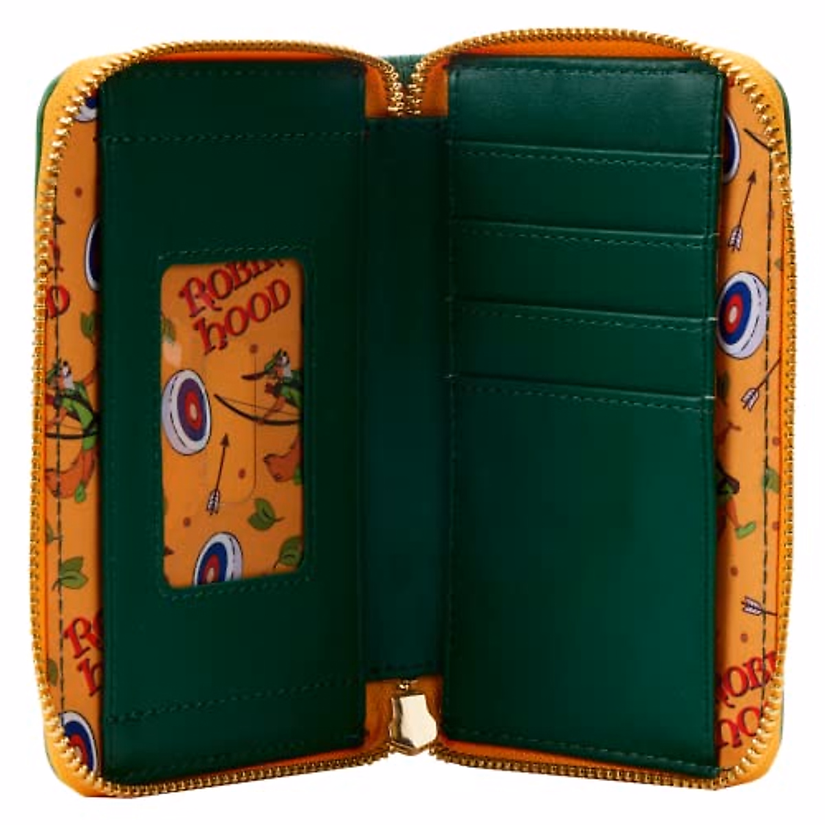 Loungefly Disney Robin Hood Book Zip Around Wallet