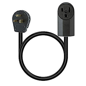 5-Foot Real Copper Wire Extension Cord, Welder 6-50P To 6-50R, Oxygen Free Oil Resistance 10/3 10AWG Lead, Heavy Duty, NEMA 220/250V. Miller Lincoln Hobart Plasma Cutter Mig Tig 6-50-5FT AMERICAN MADE