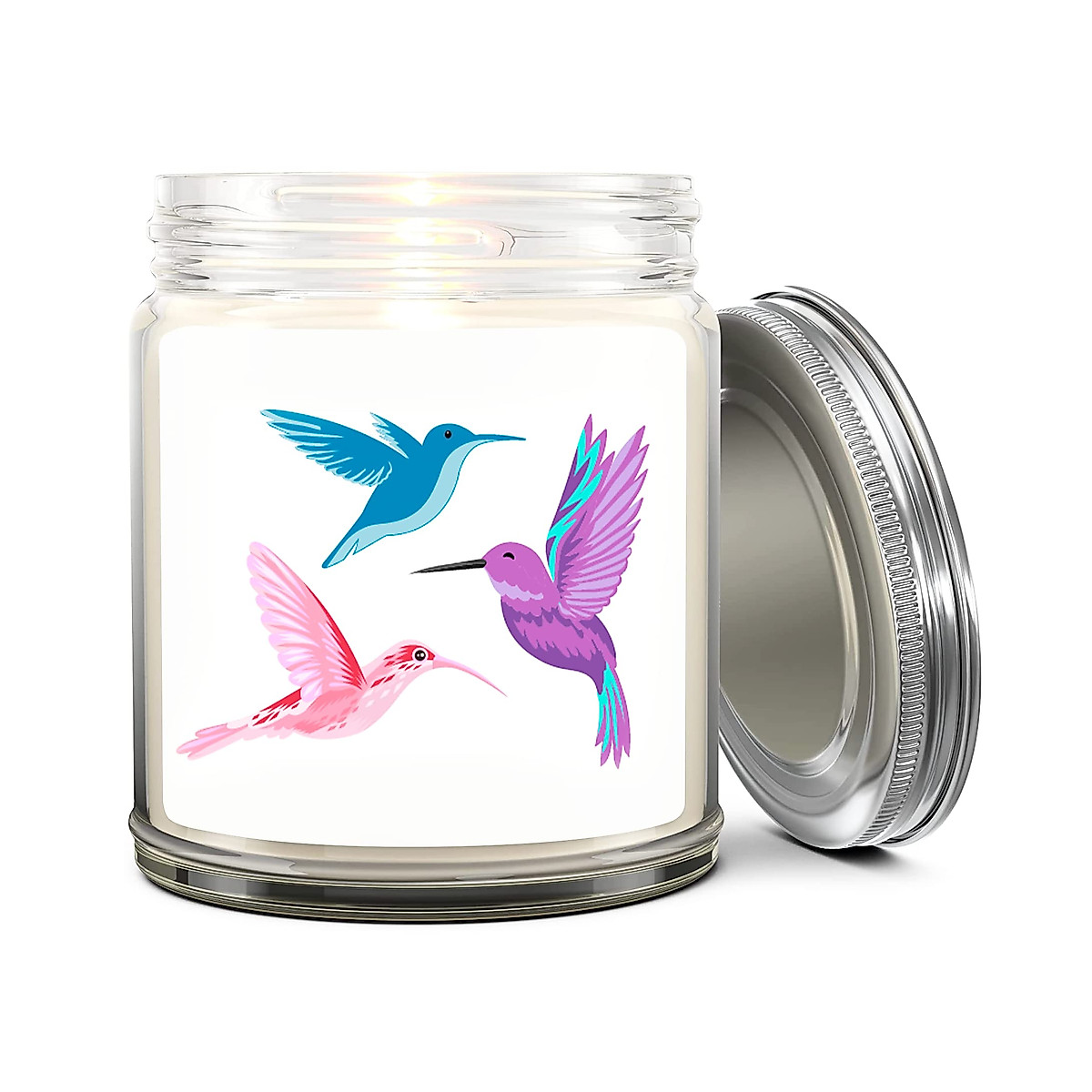 1OAK Lavender Scented Candles - Hummingbird Gifts for Women - Hummingbird Candle - Made in USA