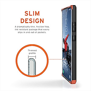 URBAN ARMOR GEAR UAG Compatible with Samsung Galaxy Note20 Ultra 5G Case [6.9-inch Screen] Sleek Ultra-Thin Shock-Absorbent Civilian Protective Cover, Olive