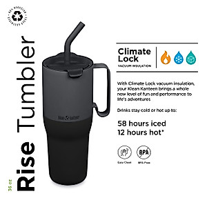 Klean Kanteen 36oz Rise Tumbler with Straw Lid - Tan