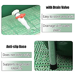 Rectangle Pool Above Ground for Garden, Backyard Family Lap Pool/ Kiddie Swimming Pools, Rectangular Pool Above Ground Hard Side, 1 2 3 4 5 6 7 8 9 10 Ft Albercas Para Adultos ( Size : 3x1.5x0.7m(9.8x