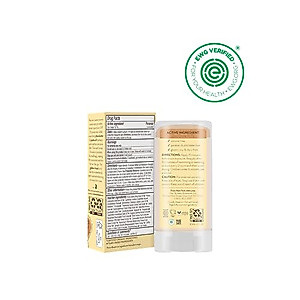 Babo Botanicals Daily Sheer Mineral Tinted Sunscreen Stick SPF50 - Natural Zinc Oxide - For Face - For all ages - EWG Verified - Water Resistant - Fragrance-Free