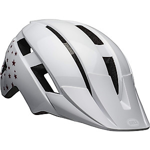 Bell Sidetrack II Youth Youth Bike Helmet - Stars Gloss White (2022), Universal Youth (50-57 cm)