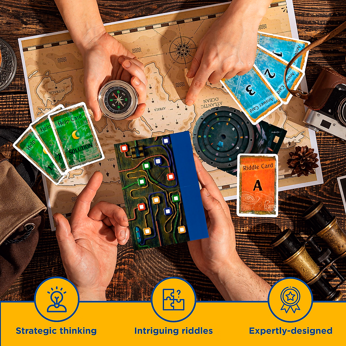 Exit: The Gate Between Worlds | Exit: The Game - A Kosmos Game | Family-Friendly, Card-Based at-Home Escape Room Experience for 1 to 4 Players, Ages 12+