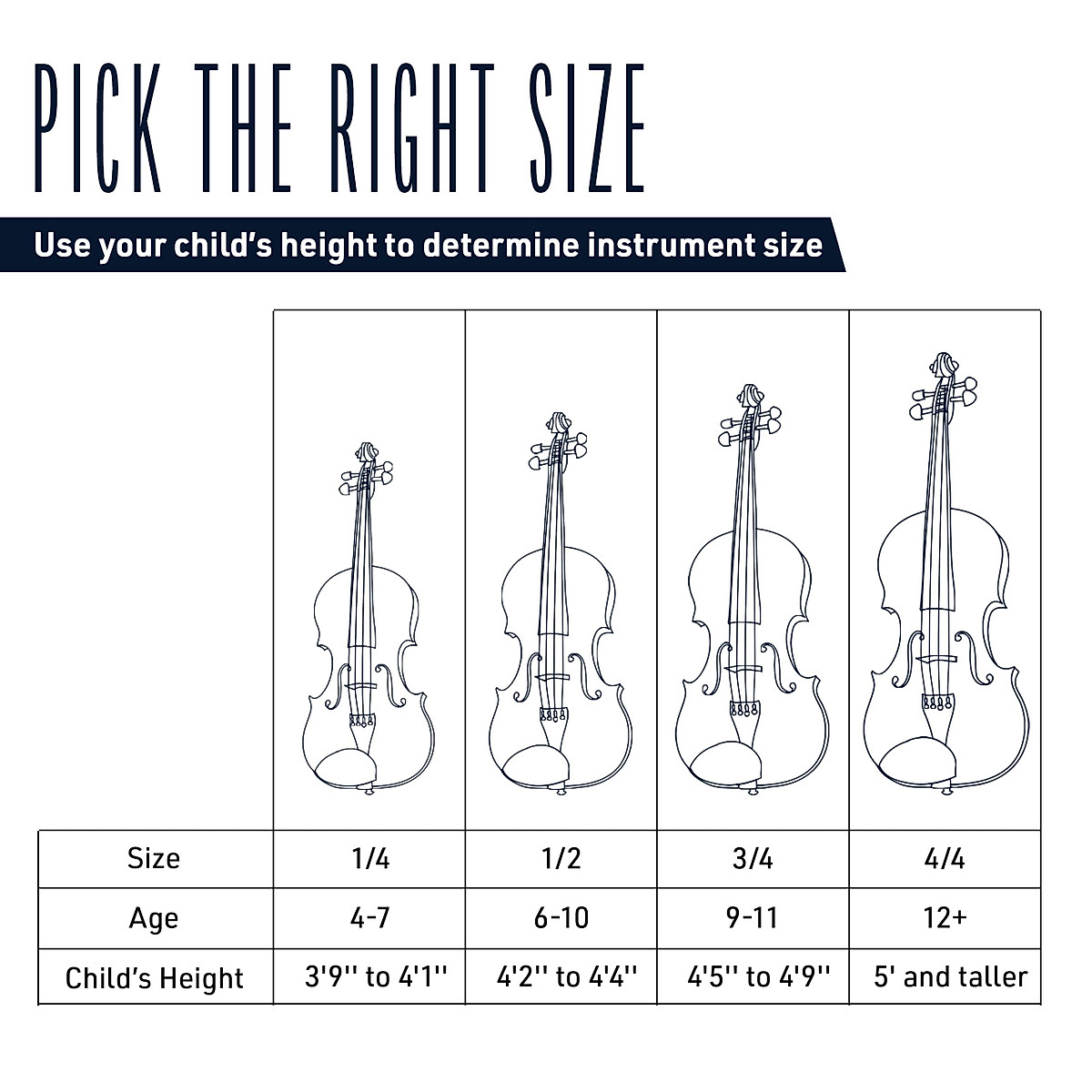 Cecilio CVN-300 Solidwood Ebony Fitted Violin with D'Addario Prelude Strings, Size 4/4 (Full Size)