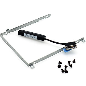 Deal4GO SATA Hard Drive Cable DG95V DC02C005S00 w/ 2.5" HDD Caddy Bracket Replacement for Dell Precision M3800 XPS 15 9530 L522X
