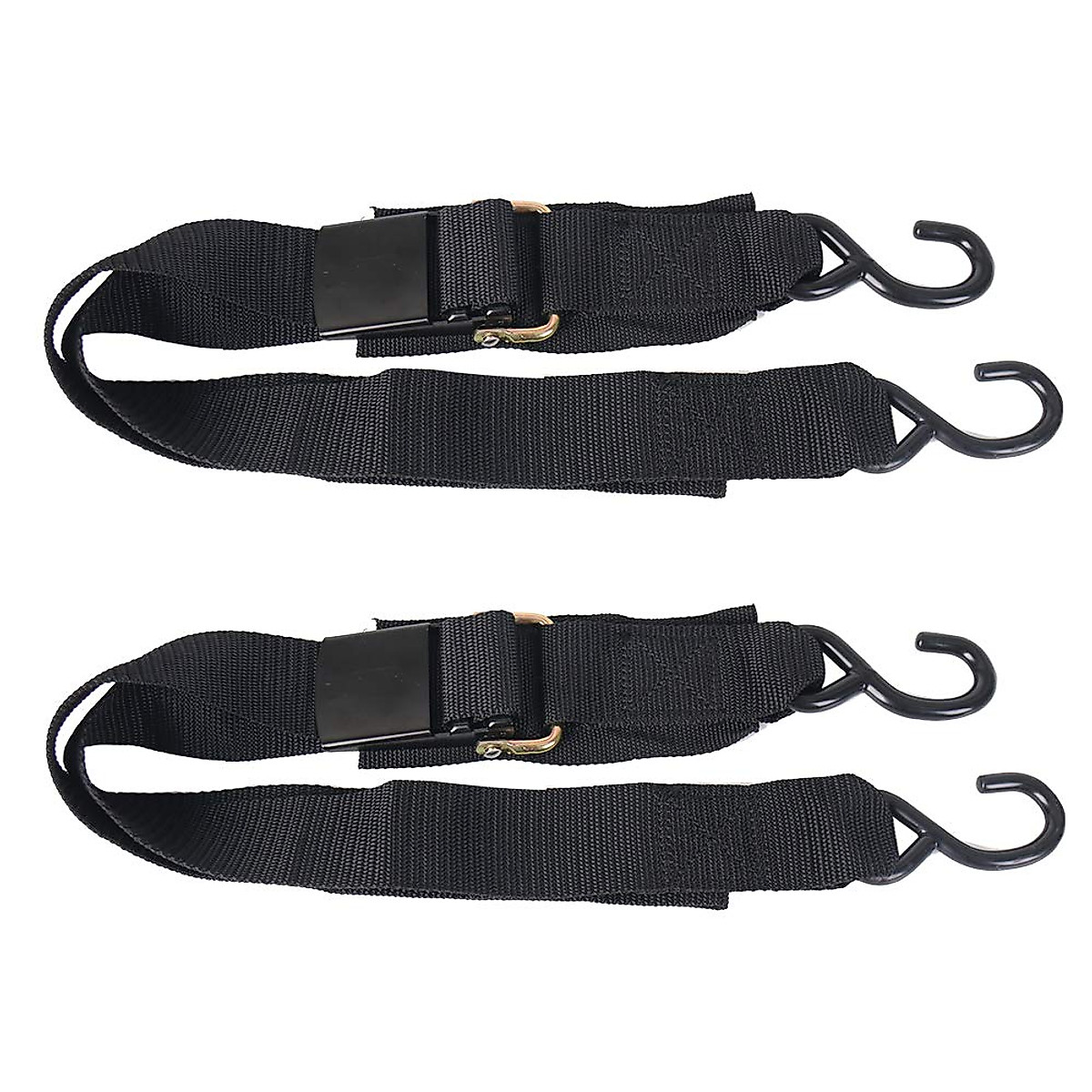 XSTRAP STANDARD Marine Boat Trailer 2" x 4' Trailer Transom Tie-Down Straps, 2PK