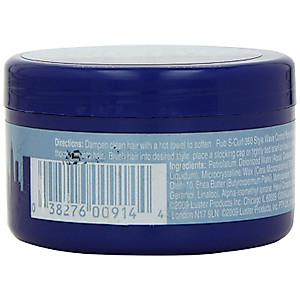 Lusters S-Curl 360 Wave Control Pomade 3 Ounce (88ml) (2 Pack)