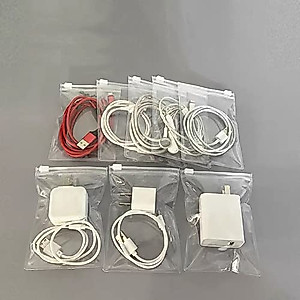30 Self Seal PVC Pack Zipper Lock Bags,Clear Jewelry Anti Oxidation Bag Clarity Tarnish Prevention,Small Sealed Bag,Resealable packaging or Storage Accessories, Cable Organizer Bag(15x18cm/ 6x7inch)