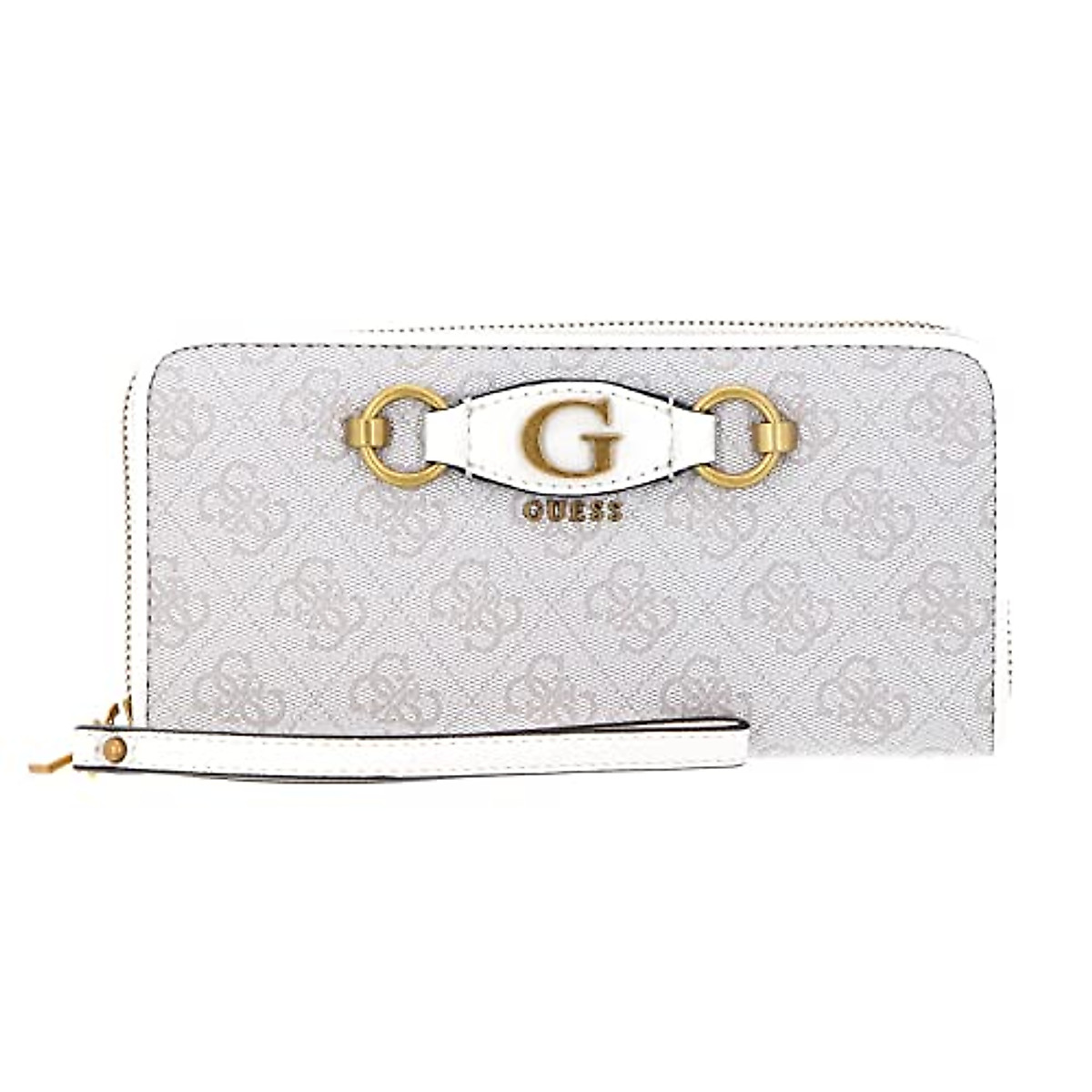 GUESS Izzy Large Zip Around Wallet, Dove Logo