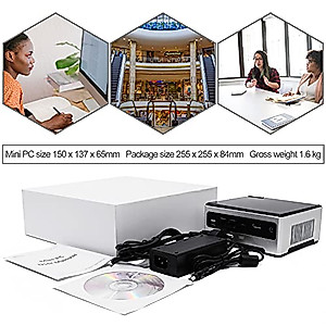 FANPEEC Industrial PC Fanless Mini PC Windows 11 Pro Core i5 10210U 32GB RAM 512GB SSD, Fanless PC Dual Ethernet, WiFi 5, BT 4.2, GPIO, 6*USB, 2*RS232 COM, Wake On LAN