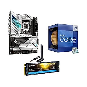 INLAND Performance 2TB GEN 4 PCIE 4.0 NVMe Internal SSD + Intel Core i9-12900K Desktop Processor with ASUS ROG Strix Z690-A Gaming WiFi D4 Motherboard