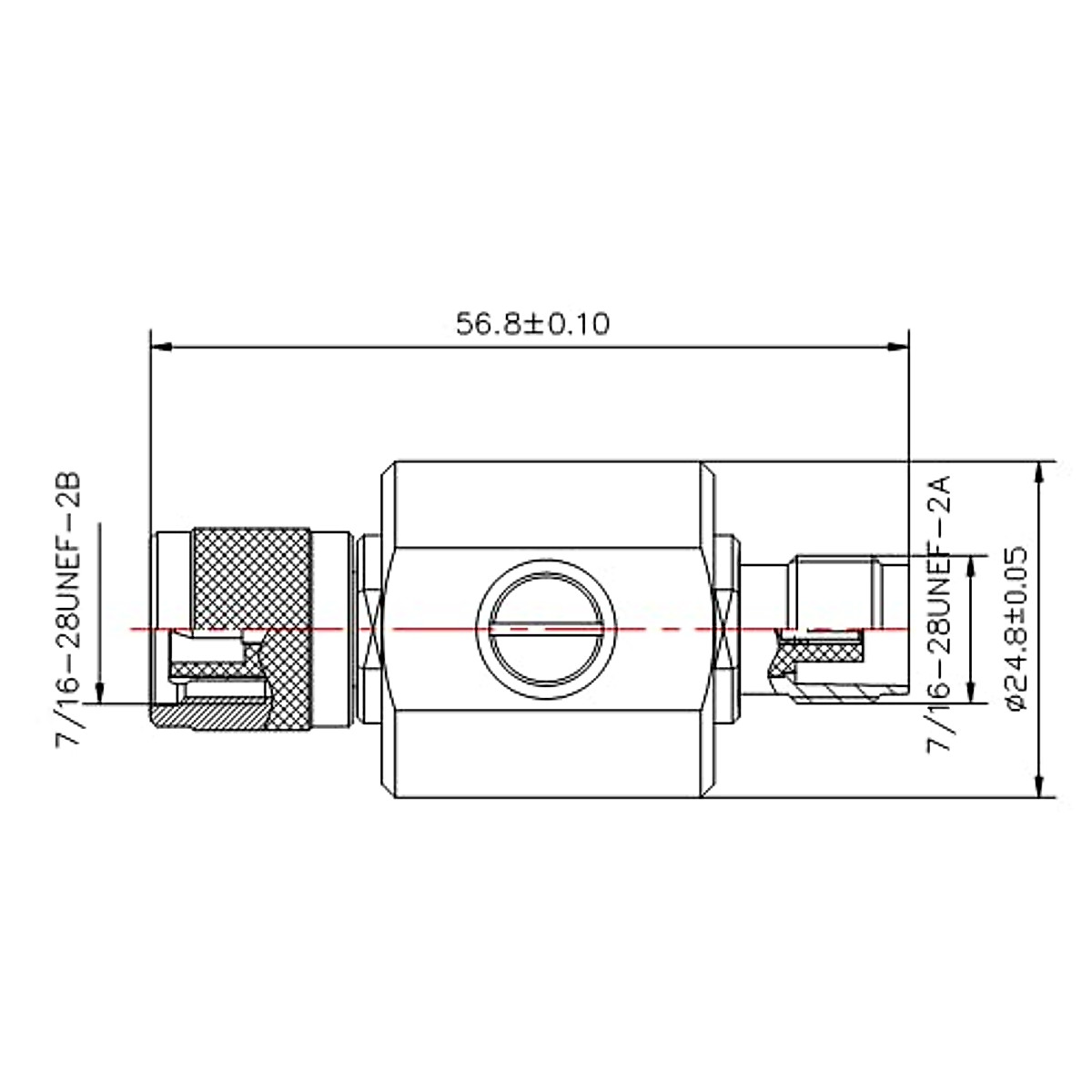 Lightning Procter TNC Male to Female DC-3GHZ Square 90V Gas Tube Discharge Surge Arrester