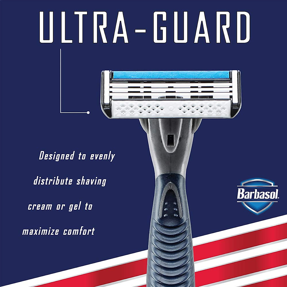 Barbasol Ultra 3 Premium Disposable Razor, 4 Count