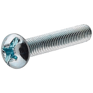 The Hillman Group 90143 6-32-Inch x 1-3/4-Inch Round Head Combo Machine Screw, 100-Pack, Zinc