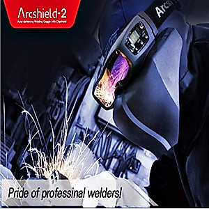 Servore Auto Shade Darkening Welding Goggle Arcshield 2 The world's first Auto-Darkening Protect Mask (Arcshield 2 Silver)