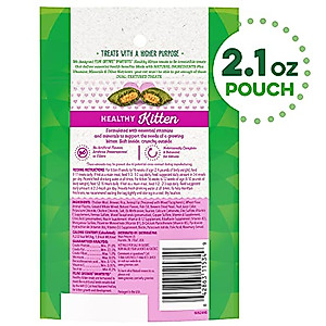 Greenies Feline Smartbites Healthy Kitten Treats, Chicken Flavor, 2.1 Oz Pack