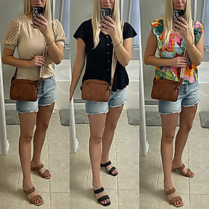 BOSTANTEN Small Crossbody Purse Women Leather Small Wallet