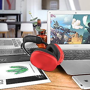 Geekria Silicone Skin Cover for AirPod Max Headphones, Scratch Protection Case/Earpieces Cover/Headset Speakers Skin Protector (Red)