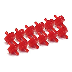 (Pack of 12) Fuel Filters Replacement for Toro 42-5240, 425240, 56-6360, 566360 Inline 1/4"