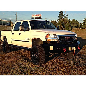 Iron Cross Automotive 22-315-03 Heavy Duty Front Bumper with Push Bar for 2003 to 2006 GMC Sierra 1500