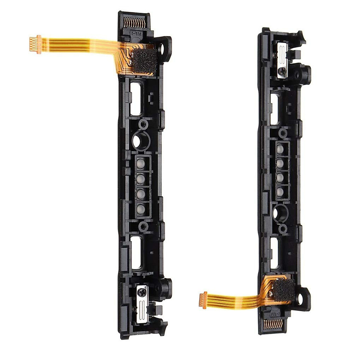 Left Right Slide Rail Replacement Slider Rail with Sensor Flex Cable for Nintendo Switch Joy Con Controller L R Switch Middle Button Holder