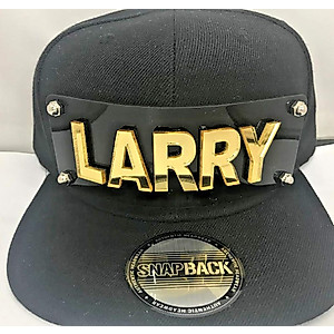 Personalized Custom Snapback Hat Six Panel Flat Bill Snap Back Hat Cap with Laser Cut Graffiti Letters, Custom Made to Order, Comfortable and Unique, Great Gift, an Exclusive Creation
