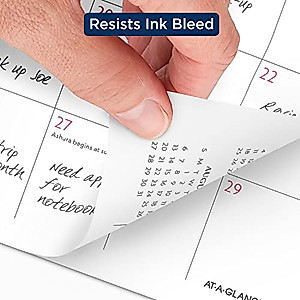 AT-A-GLANCE 2023-2025 Pocket Calendar, 2 Year, Monthly Academic Planner, 3-1/2" x 6", Pocket Size, BADGE Floral (1664F-021A)