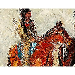 As the Crow Flies, Native American Sioux Indians Limited Edition, Signed and Numbered Print by Andre Dluhos