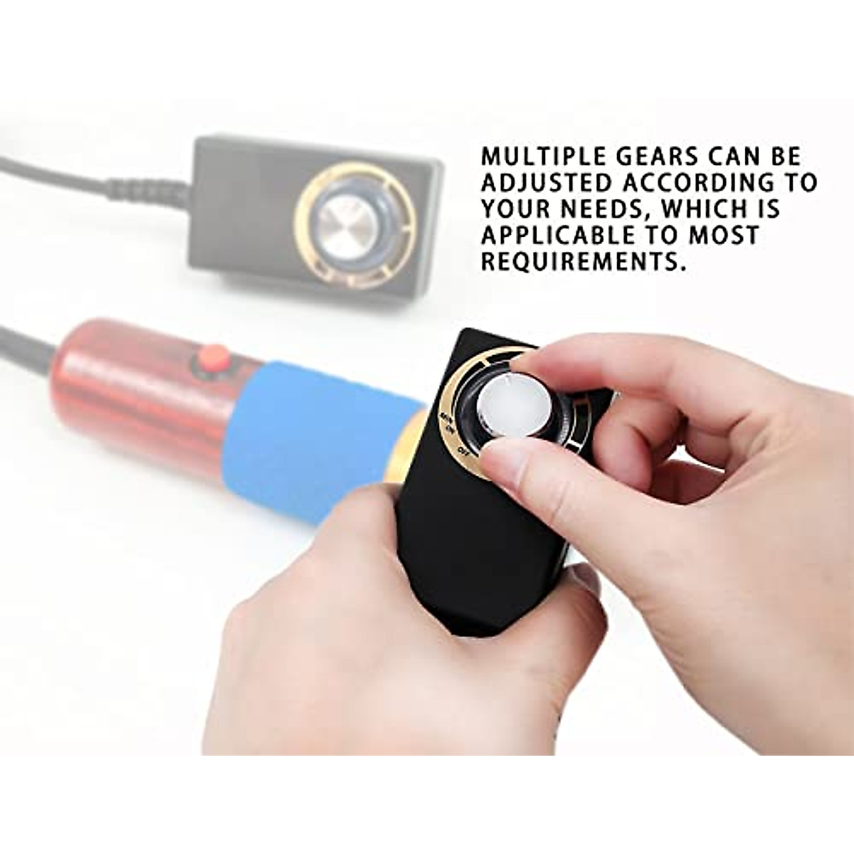 Carpet Trimmer with Shearing Guide, Electric Speed Adjustable Rug Tufting Carver Clippers, Electric Rug Shears Carpet Carving Tool for Handmade Rug Clean and Tufted Rug(with Stand Base and 2 Blades)