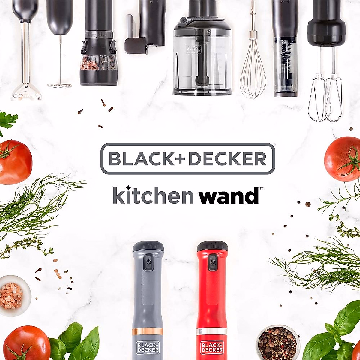 BLACK+DECKER Kitchen Wand Attachment Food Chopper (BCKM101FP)