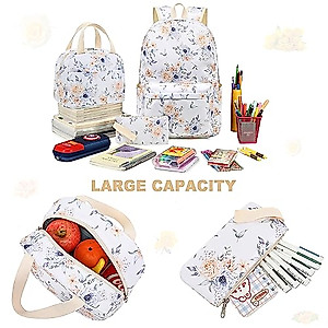 CAMTOP Backpack for girls backpack with lunch box set kids backpack for School Bookbag