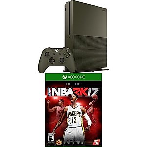 Xbox One S 1TB Console – Battlefield 1 Special Edition Bundle + NBA 2K17 Game