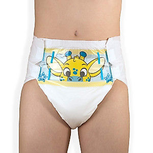 ABUniverse PeekABU Adult Diapers - Pack of 10 (Extra Large)