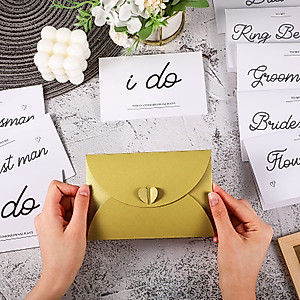 Spakon 26 Sets Wedding Party Thank You Cards Wedding Day Letters Gifts to My Bridesmaid on My Wedding Day with Golden Envelopes to Your Bridesmaid, Bridal, Mother, Father, Friends Gifts