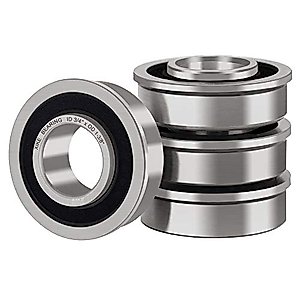 XiKe 4 Pack Lawn Mower Wheel Bearing 532009040, 13359, 9040H, 532124959, 5920H, 9040HR ＆ 9040N, Replacement for Husqvarna, AYP, Craftsman, Rotary and More Bushing to Flanged Ball Bearings Conversion.