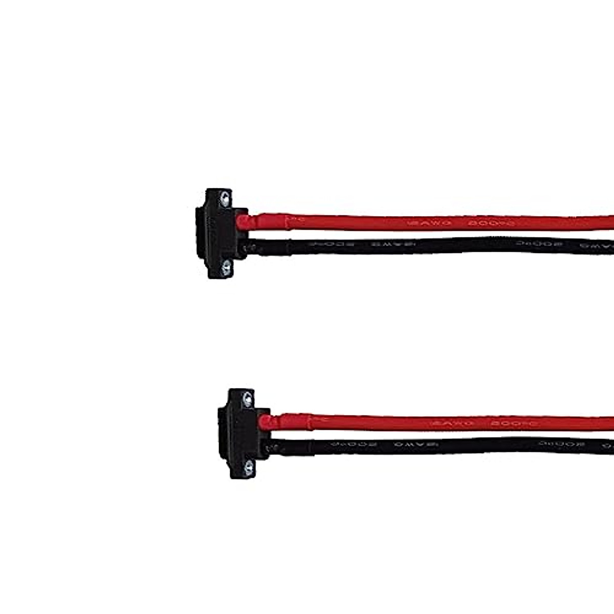 2PCS XT60EW-M Mountable XT60E Male Plug Connector with 12AWG 30cm Silicon Wires for RC Drone Aircraft FPV Racing Drone