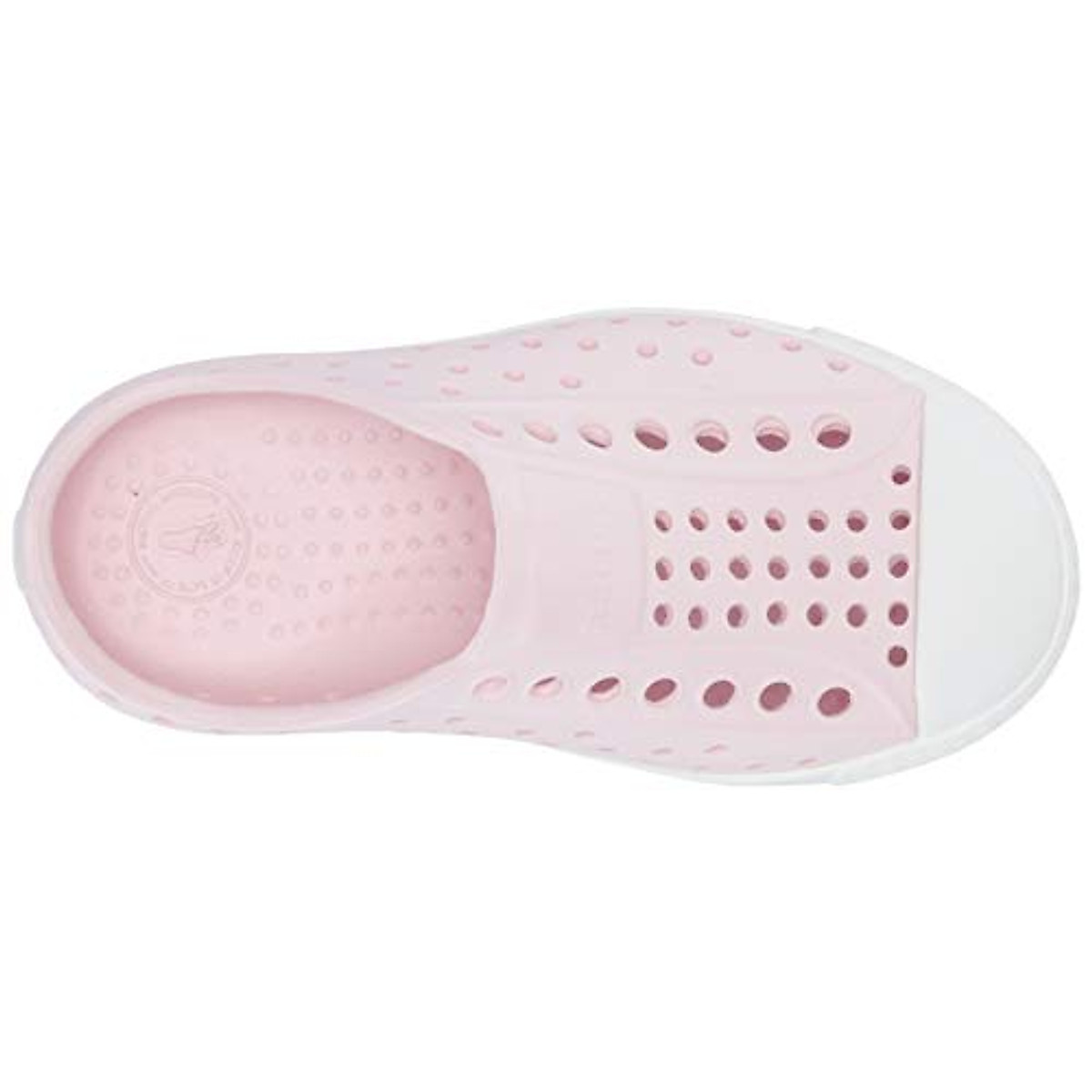 Native Shoes, Jefferson Child, Kids Lightweight Sneaker, Milk Pink/Shell White, 9 M US Toddler