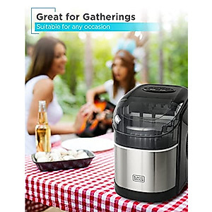 BLACK+DECKER COUNTERTOP ICE MAKER, 26 LB. ICE MACHINE