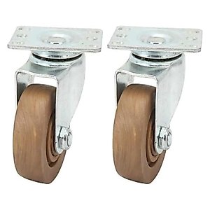 Casters Swivel casters Heavy Duty for 2 Pack,Heavy Duty Cart Nylon Swivel Caster Wheels 3inch Rotation Trolley Furniture Trolley casters Workbench