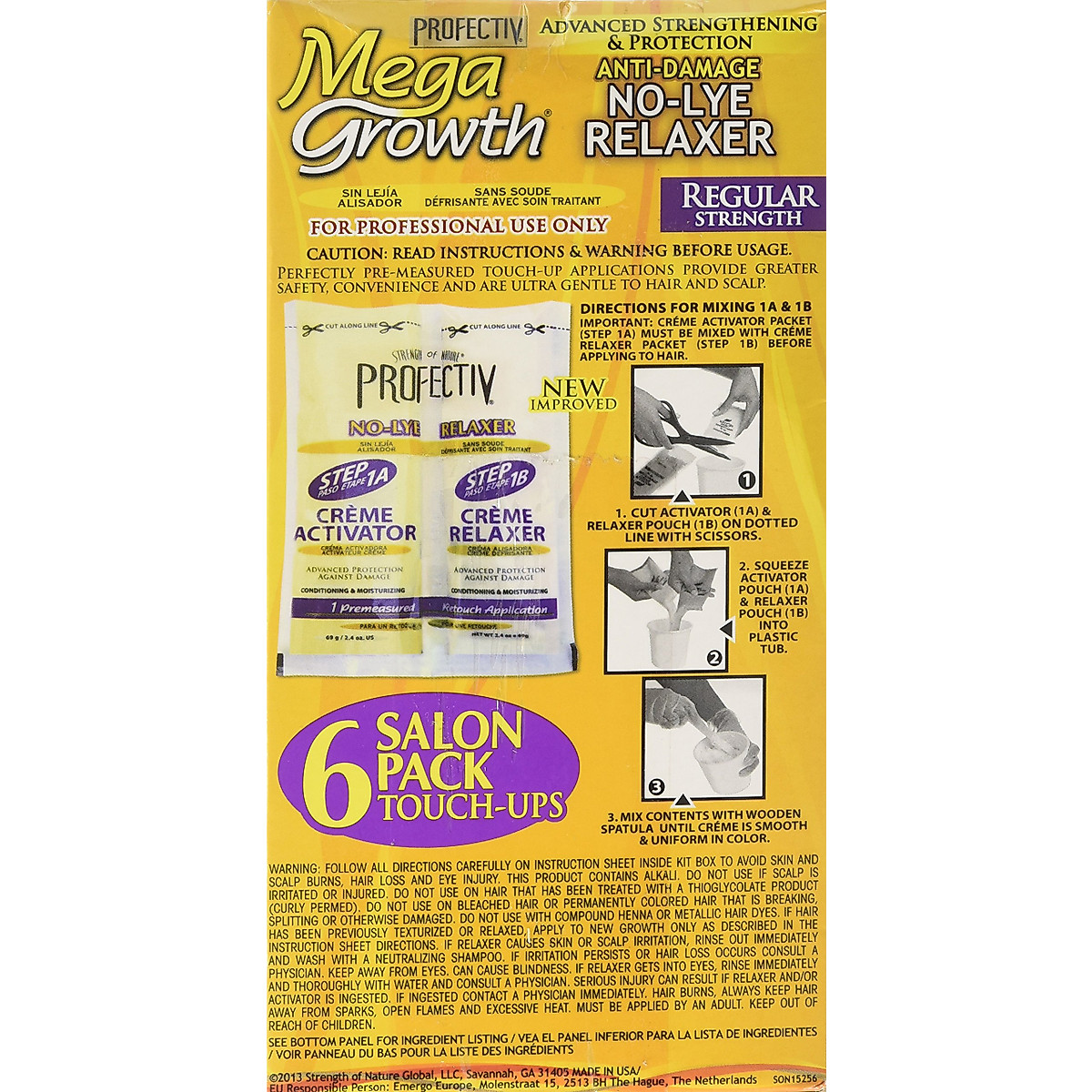 Profectiv Mega Growth Anti Damage No Lye Hair Regular Strength Relaxer